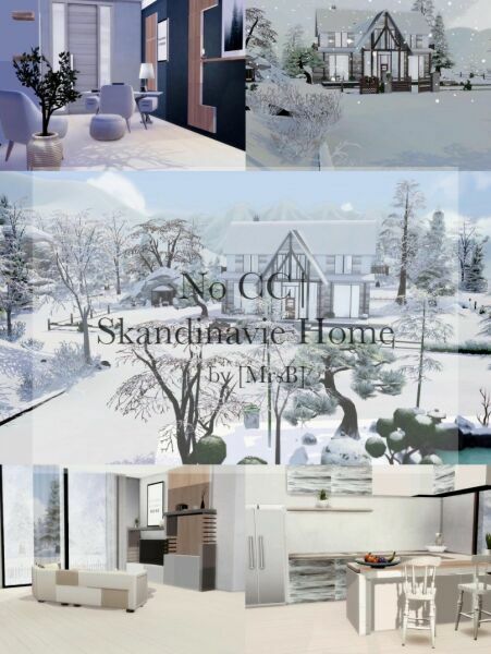 Skandinavie Home |CC Free By Mrsbarbiex3 Sims 4 CC Download