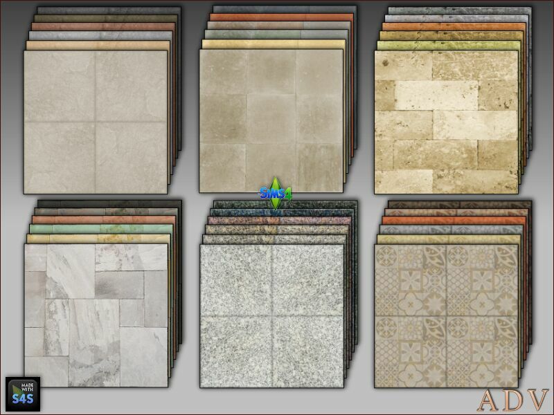 Stone Slabs Sims 4 CC Download