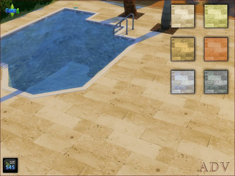 Stone Slabs Sims 4 CC Download