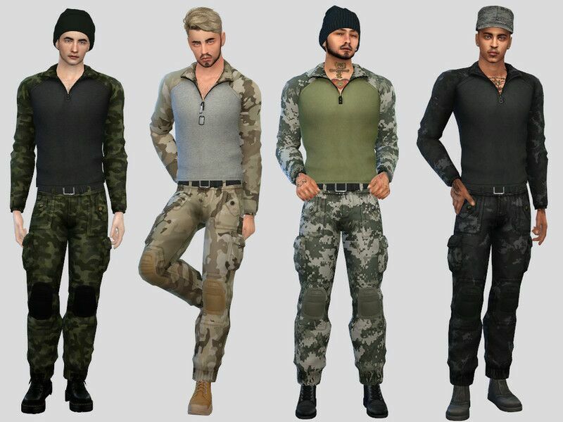 Tactics Outfit Sims 4 CC Download