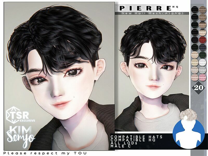TS4 Child Hairstyle_Pierre Sims 4 CC Download