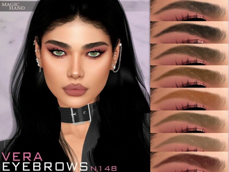 Vera Eyebrows N148 By Magichand Sims 4 CC Download