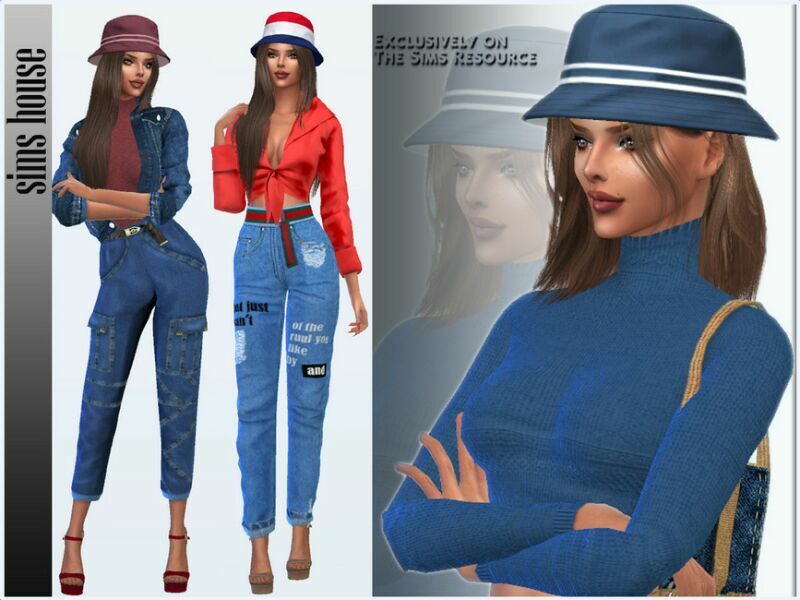 Women’S Bucket HAT Sims 4 CC Download