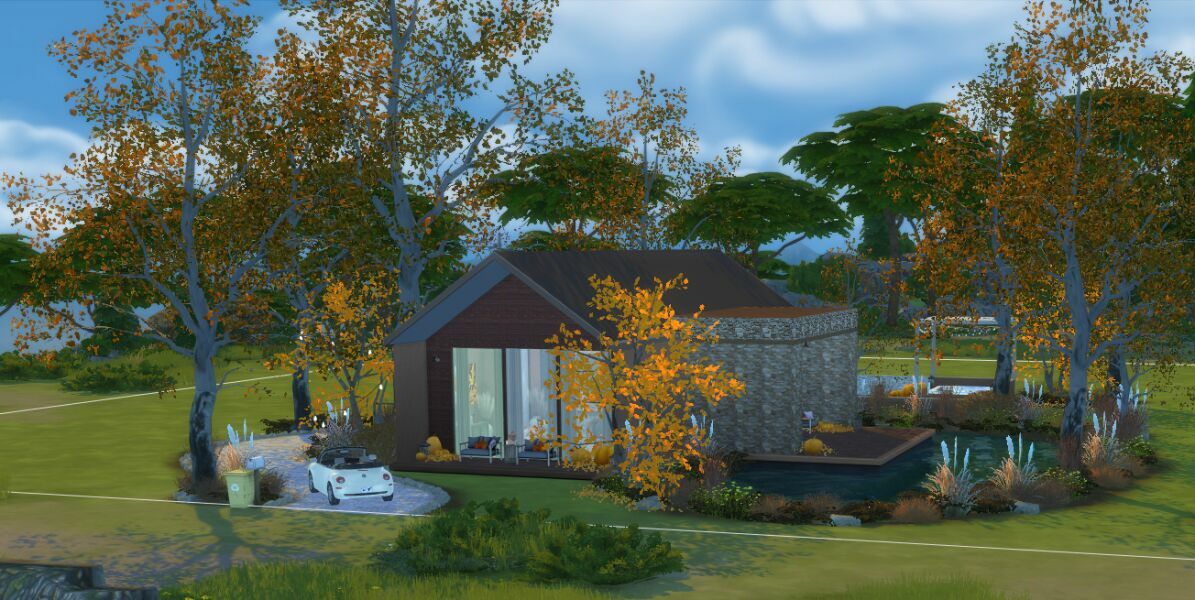 Autumn House Sims 4 CC Download