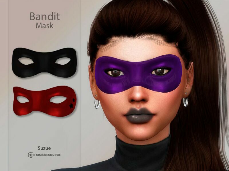 Bandit Mask By Suzue Sims 4 CC Download