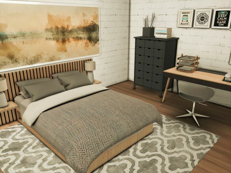 Clay Bedroom + EN Suite Bathroom (TSR Only CC) By Xogerardine Sims 4 CC ...
