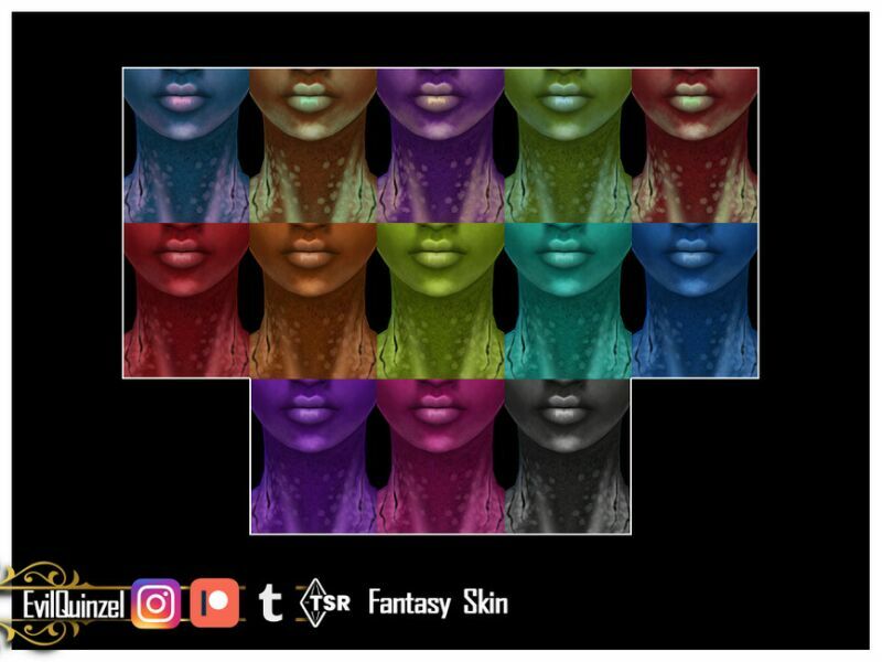Fantasy Skin V2 By Evilquinzel Sims 4 CC Download
