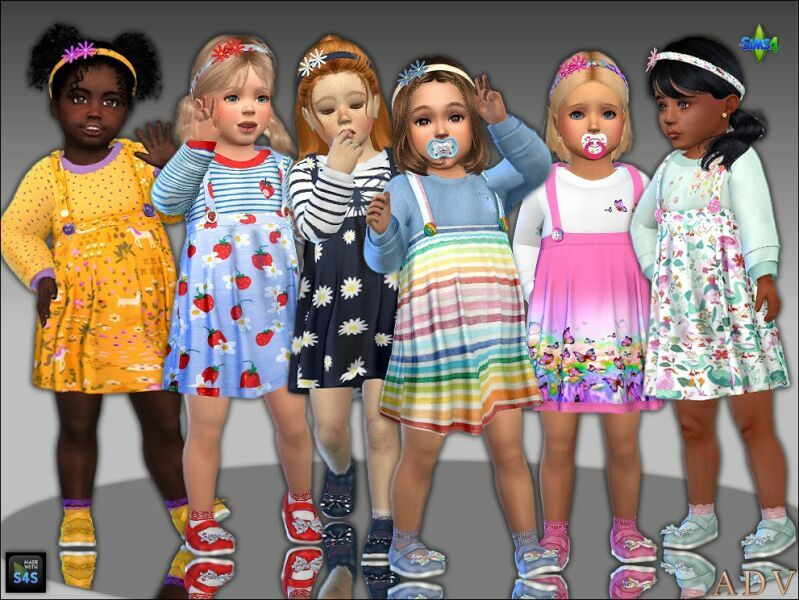 Outfits For Toddler Girls Sims 4 CC Download