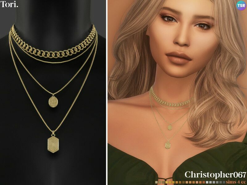Tori Necklace By Christopher067 Sims 4 CC Download