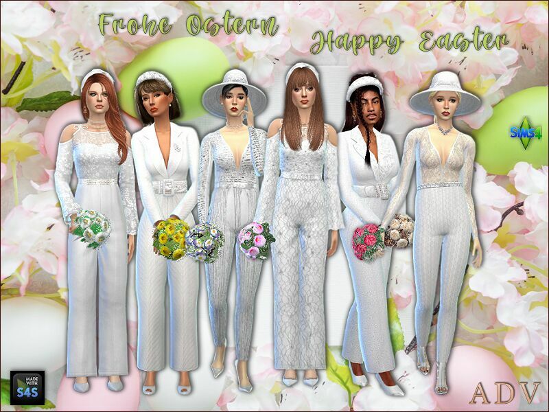 Wedding Suits And Accessories For Females Sims 4 CC Download