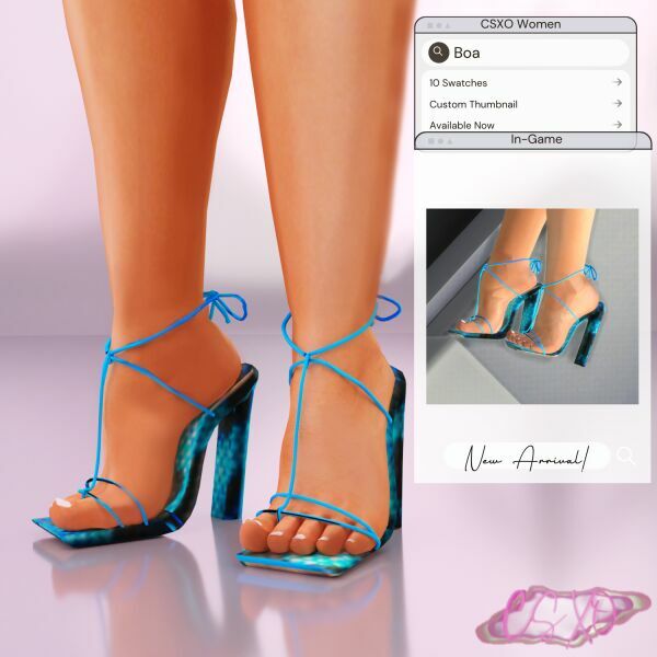 BOA Heels Sims 4 CC Download