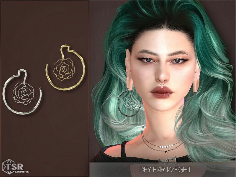 DEY EAR Weights By Playerswonderland Sims 4 CC Download