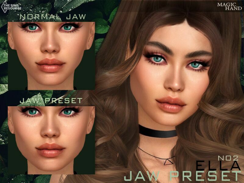 Ella JAW Preset N02 By Magichand Sims 4 CC Download