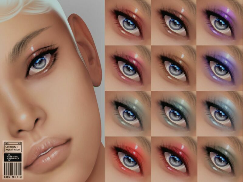 Eyeshadow | N43 By Cosimetic Sims 4 CC Download