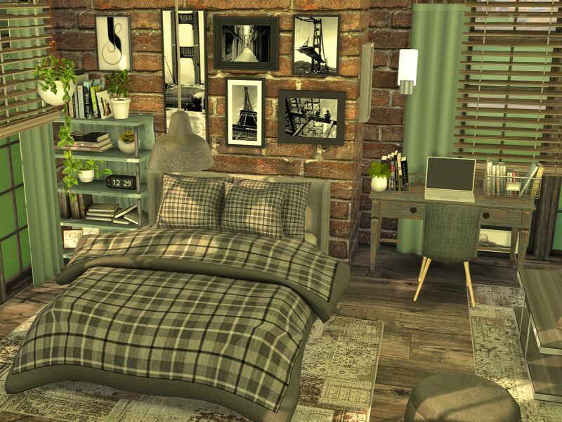 Liberty Bedroom CC By Flubs79 Sims 4 CC Download