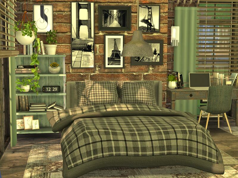 Liberty Bedroom CC By Flubs79 Sims 4 CC Download