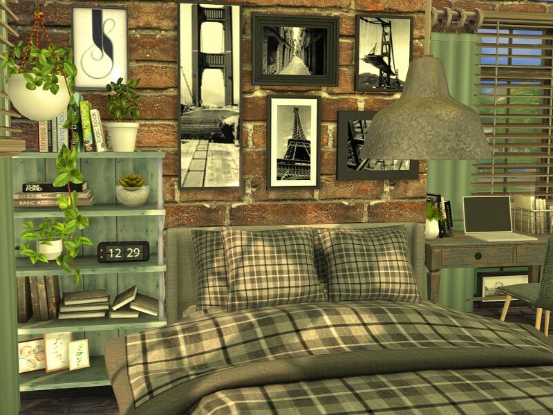Liberty Bedroom CC By Flubs79 Sims 4 CC Download