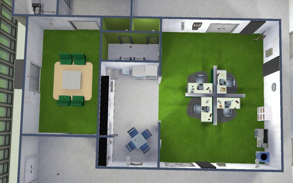 Lumon Office – Severance Sims 4 CC Download