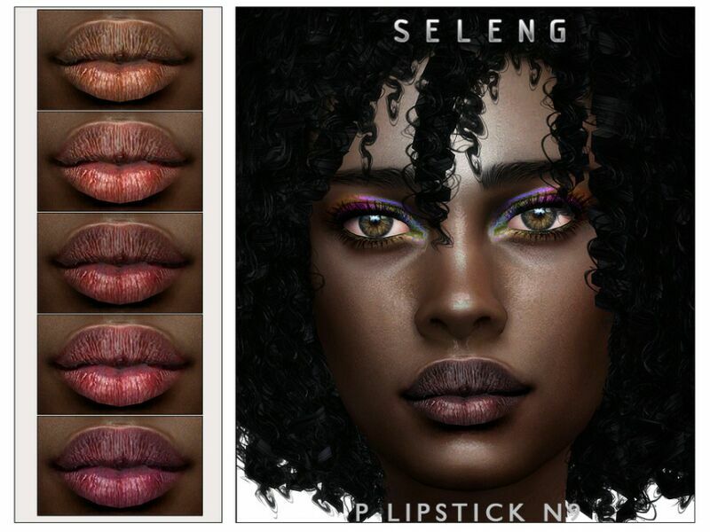 P-Lipstick N9 [Patreon] By Seleng Sims 4 CC Download