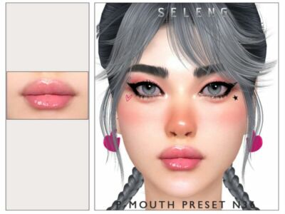P-Mouth Preset N36 [Patreon] By Seleng Sims 4 CC Download