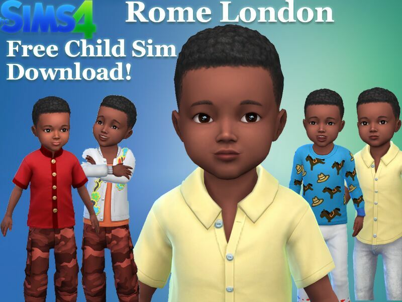 Rome London Free Toddler SIM Download By VTK Sims 4 CC Download