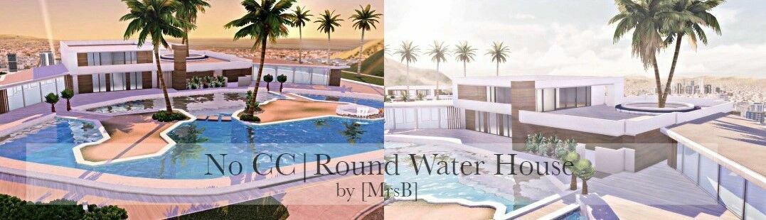 Round Water House |CC Free By Mrsbarbiex3 Sims 4 CC Download