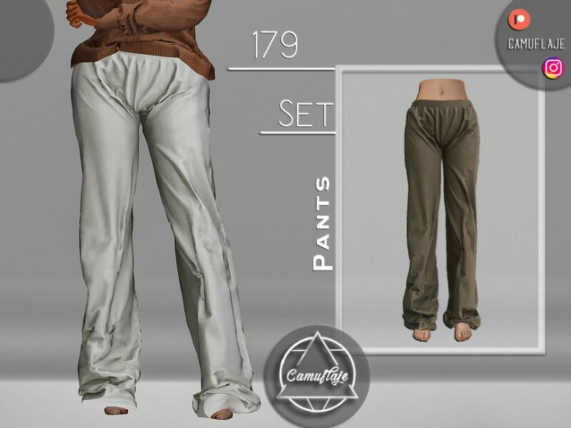 SET 179 – Pants By Camuflaje Sims 4 CC Download