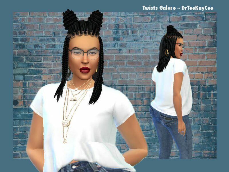 Twists Galore By Drteekaycee Sims 4 CC Download