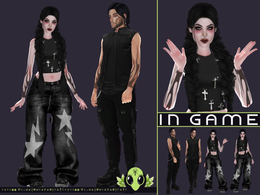 BAD Nature Tattoo - TSR Exclusive Sims 4 CC Download