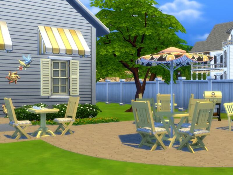Gramma's Patio SET Sims 4 CC Download