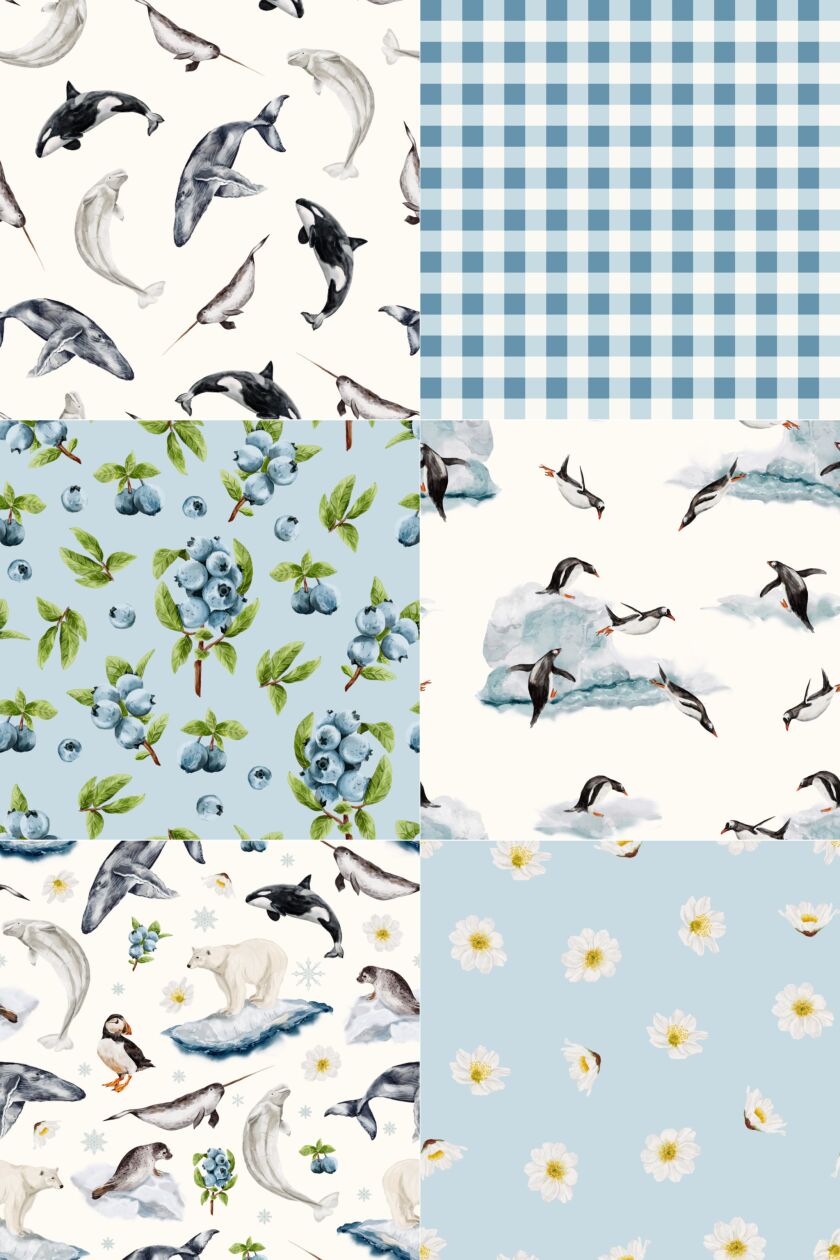 ICE Kingdom Collection | 6 Wallpaper Prints Sims 4 CC Download