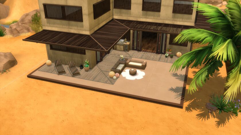 More Desert Luxe KIT Awnings Sims 4 CC Download