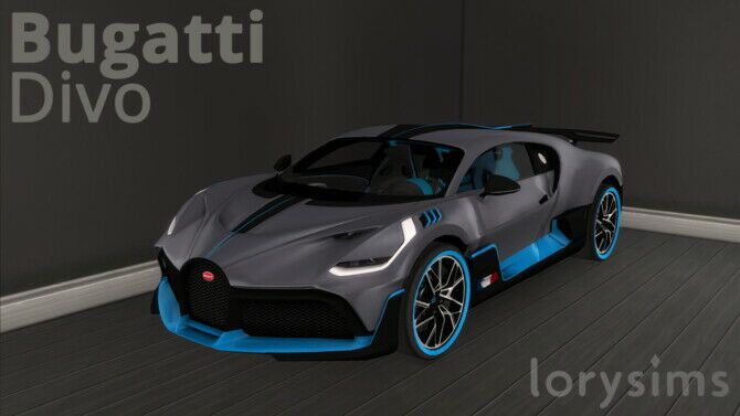 2019 Bugatti Divo By Lorysims Sims 4 CC Download