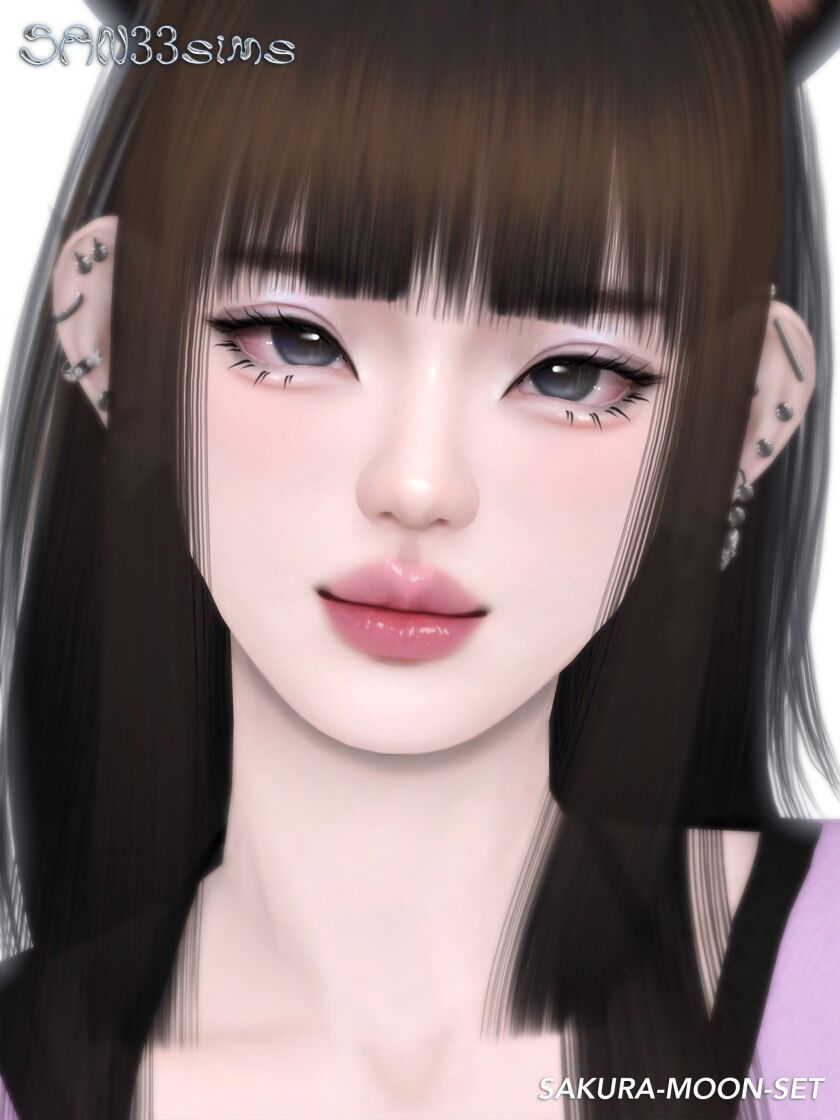 🖤【333】Sakura-Moon-Set. Sims 4 CC Download