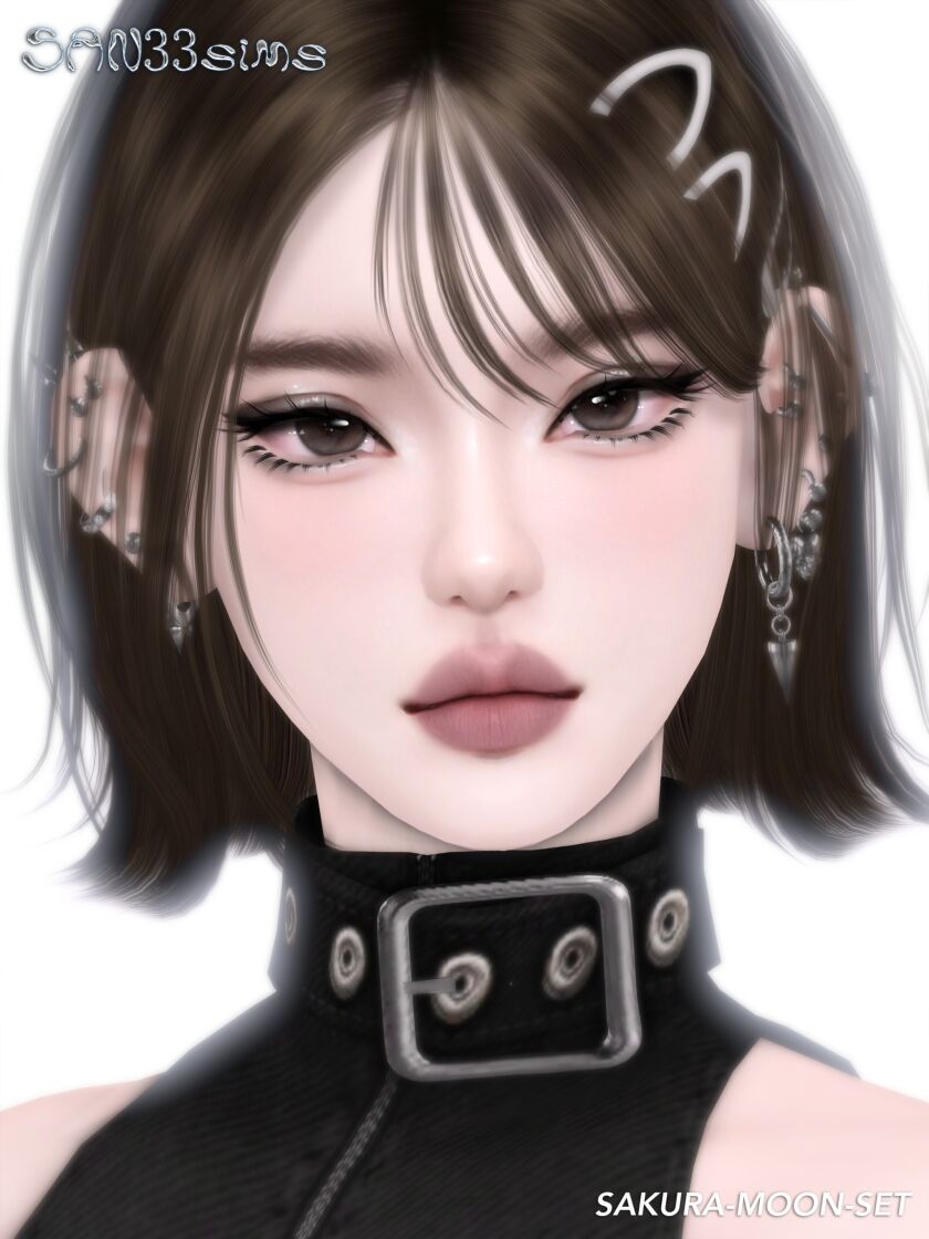 🖤【333】Sakura-Moon-Set. Sims 4 CC Download