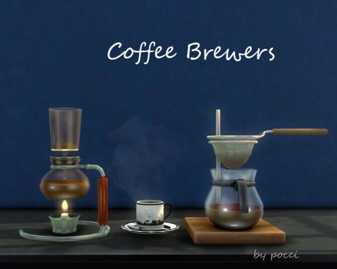 Coffee Brewers Sims 4 CC Download
