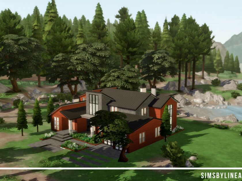 Contemporary Lodge By Simsbylinea Sims 4 CC Download