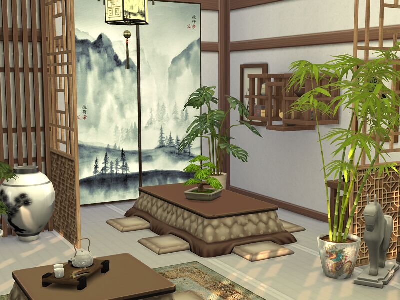 Traditional TEA Room // CC Needed By Flubs79 Sims 4 CC Download