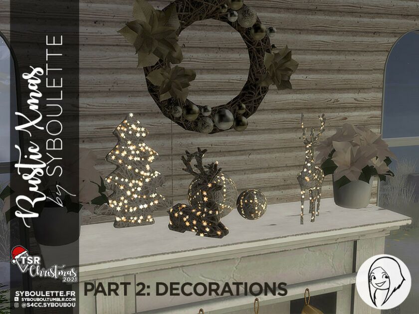 TSR Christmas 2021 – Rustic Xmas – Part 2: Decorations By Syboubou Sims ...