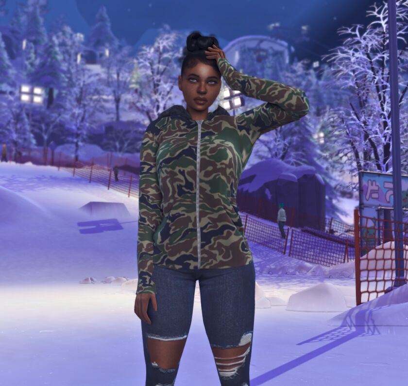 Winter FUR Hooded Coats By Simmerkate Sims 4 CC Download