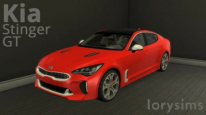 2018 KIA Stinger GT By Lorysims Sims 4 CC Download