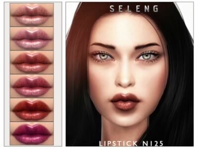 Lipstick N125 By Seleng Sims 4 CC Download