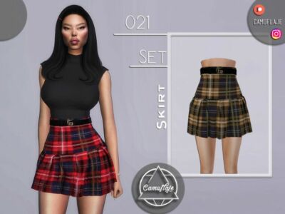 SET 021 – Skirt By Camuflaje Sims 4 CC Download