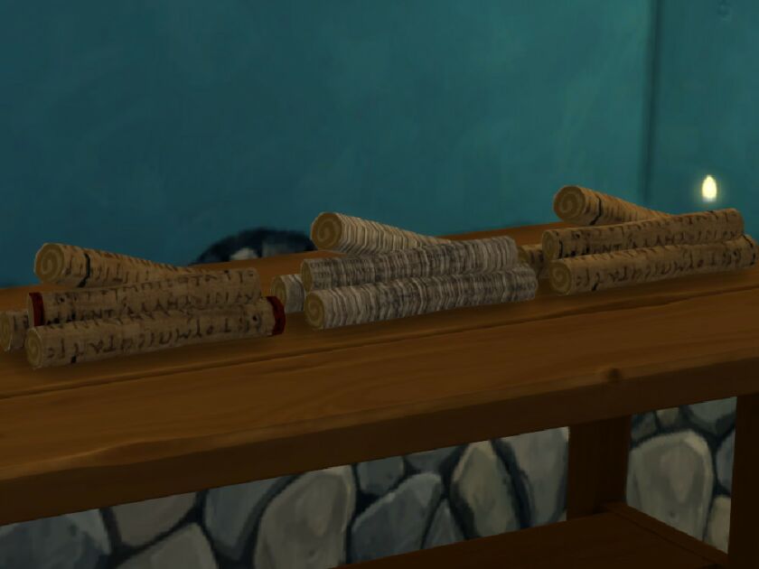 Research & Debate Scrolls Sims 4 CC Download