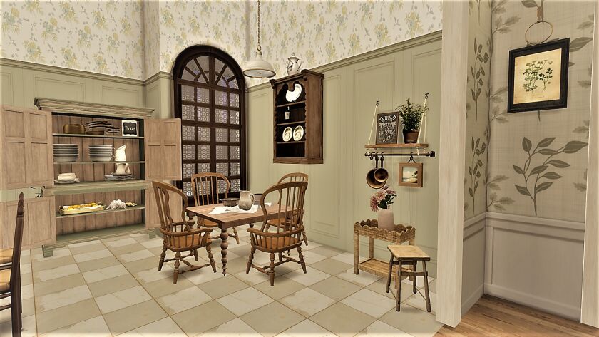 French Country House Sims 4 CC Download