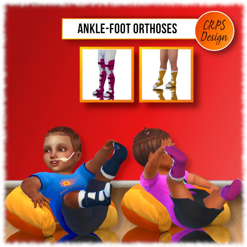 Leg Orthoses for Your Sims Infants Sims 4 CC Download