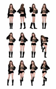 241119 Female Posepack by Bluefeelingblue Sims 4 CC Download