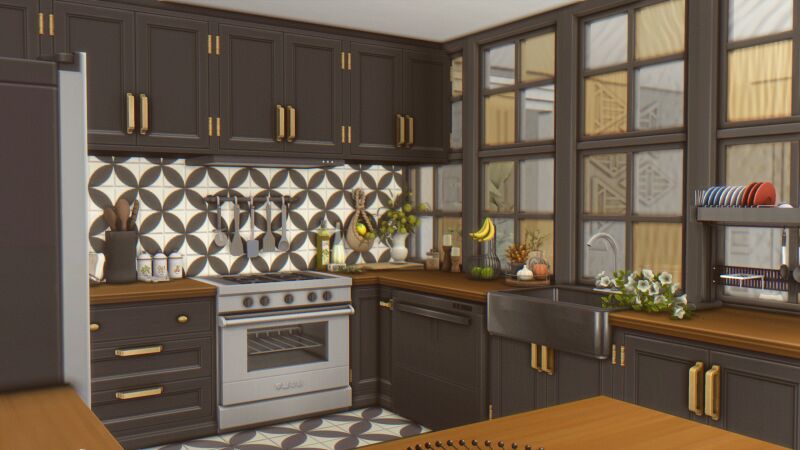 Brooklyn Style Home Sims 4 CC Download