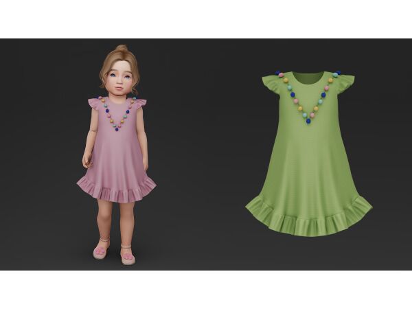 Chloe Dress By Talarian Sims 4 CC Download