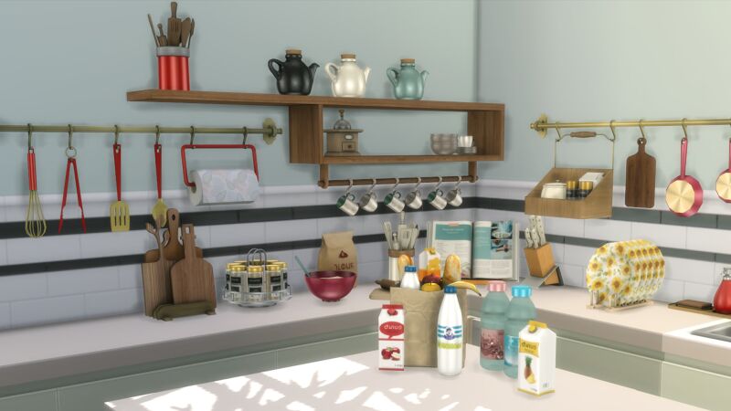 Clutter In The Kitchen Sims 4 CC Download